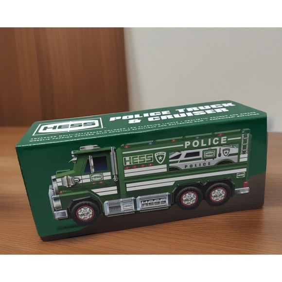 Hess | Toys | Hess 223 Police Truck Cruiser Button Activated Lights And ...
